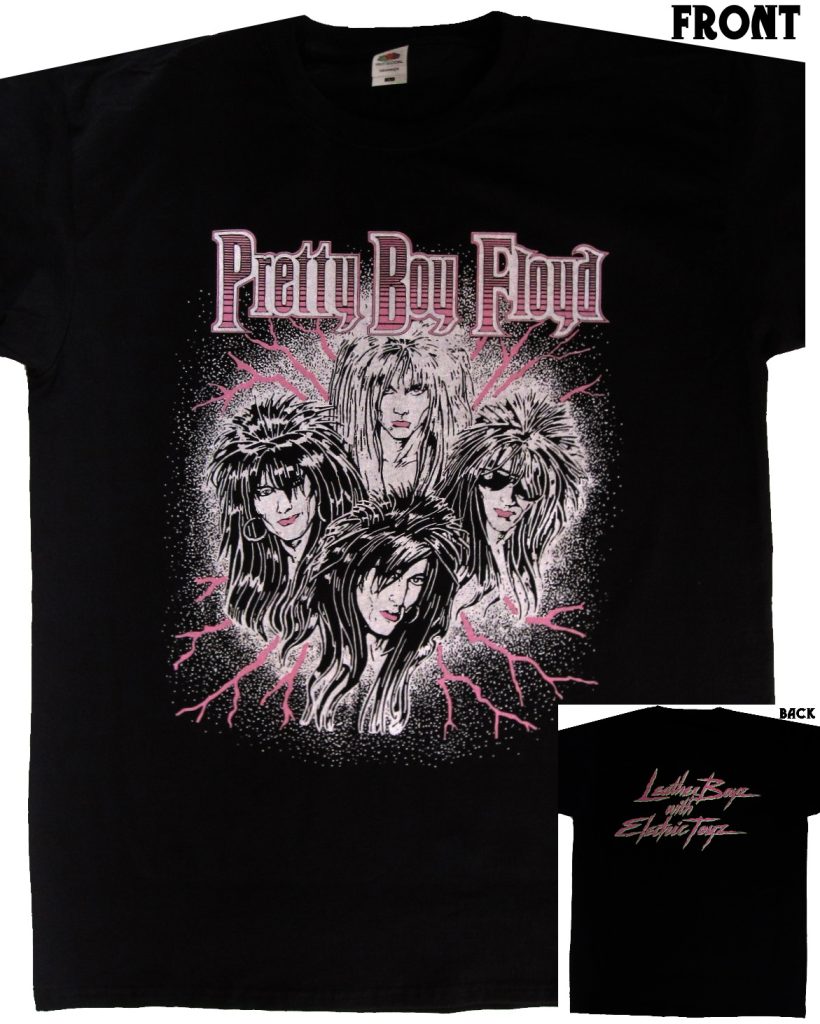 【PRETTY BOY FLOYD】ロックTシャツ メンズ バンドTシャツ メンズ PRETTY BOY FLOYD Leather Boyz ...